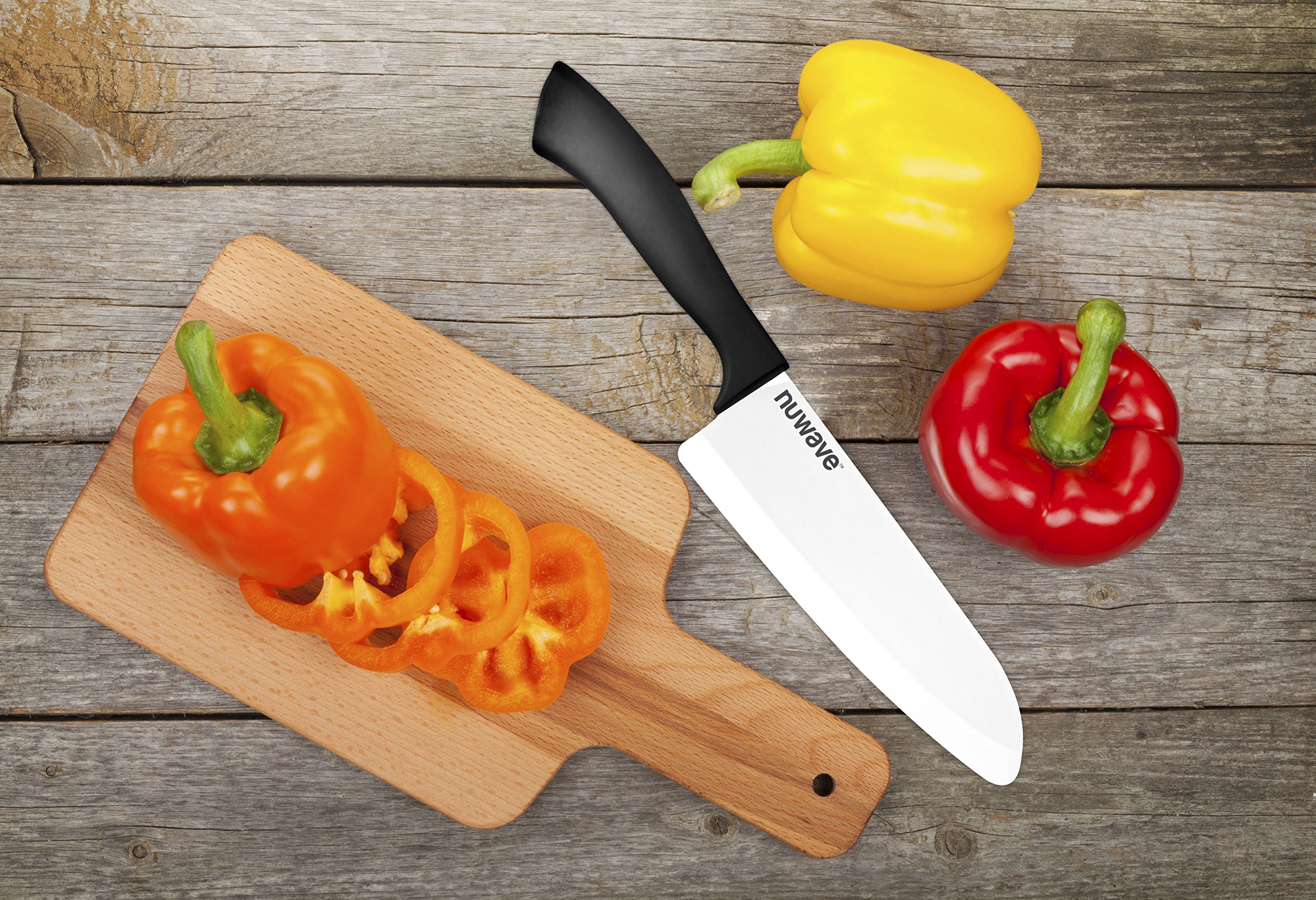 Snapklik.com : Nuwave 4-piece White Ceramic Set Includes 3” Paring ...