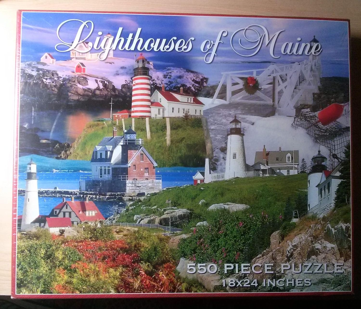 Amazon.com: New Hampshire 550 Piece Jigsaw Puzzle : Toys & Games