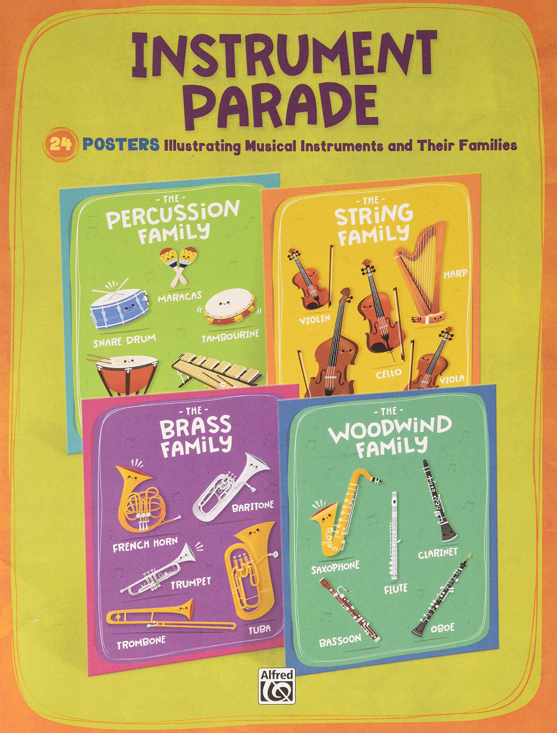 Instrument Parade: 24 Posters Illustrating Musical Instruments and ...