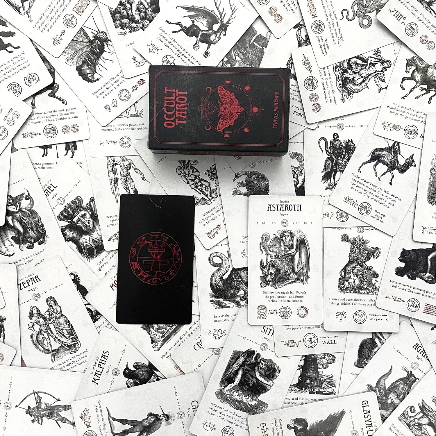 Snapklik.com : Aumtok Occult Tarot Cards Miniature Version Set