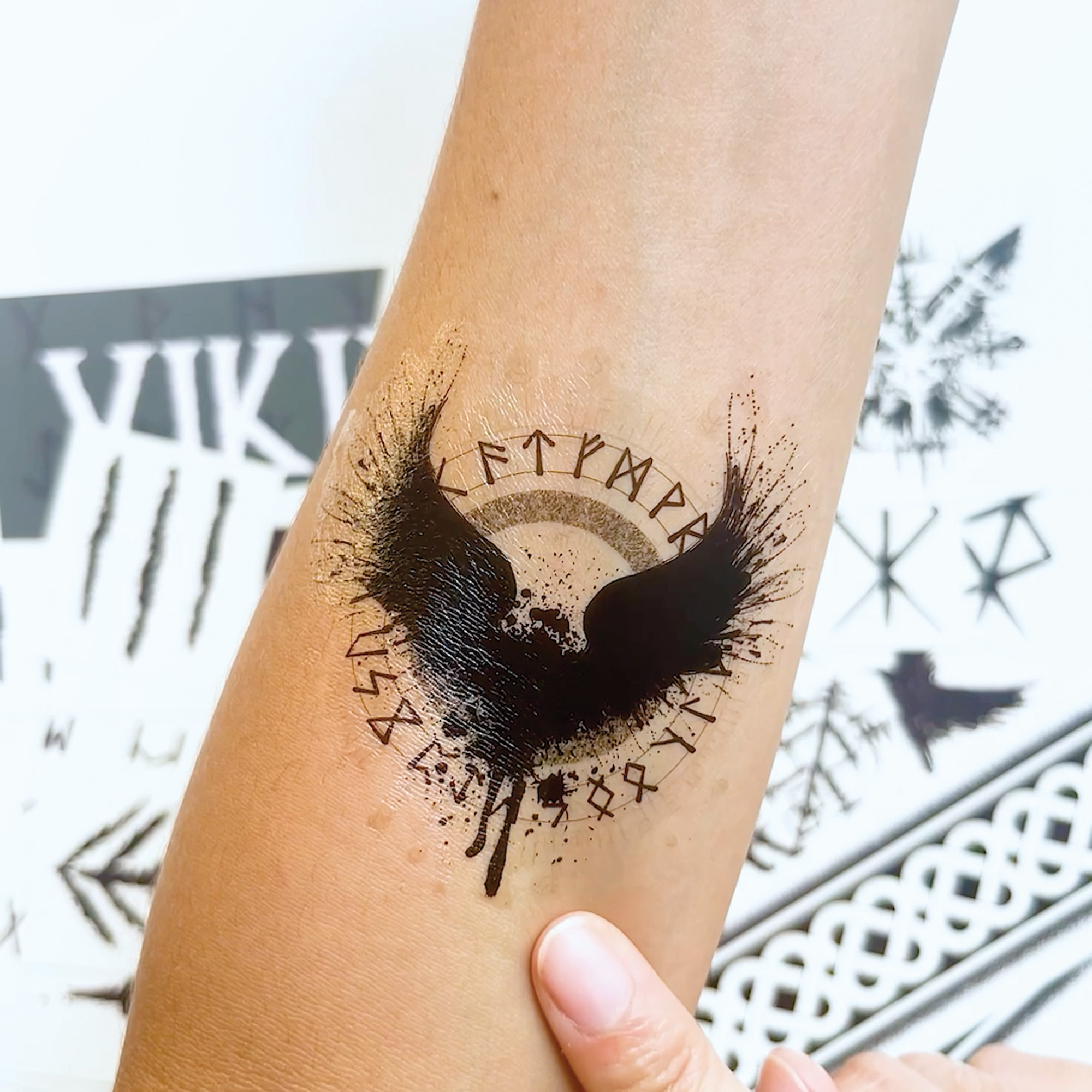 Nordic Wing Tattoos