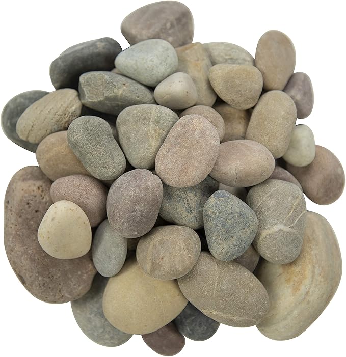 Amazon.com: MSI Decorative Polished Multicolor Pebbles, 1.2 inch - 2 ...