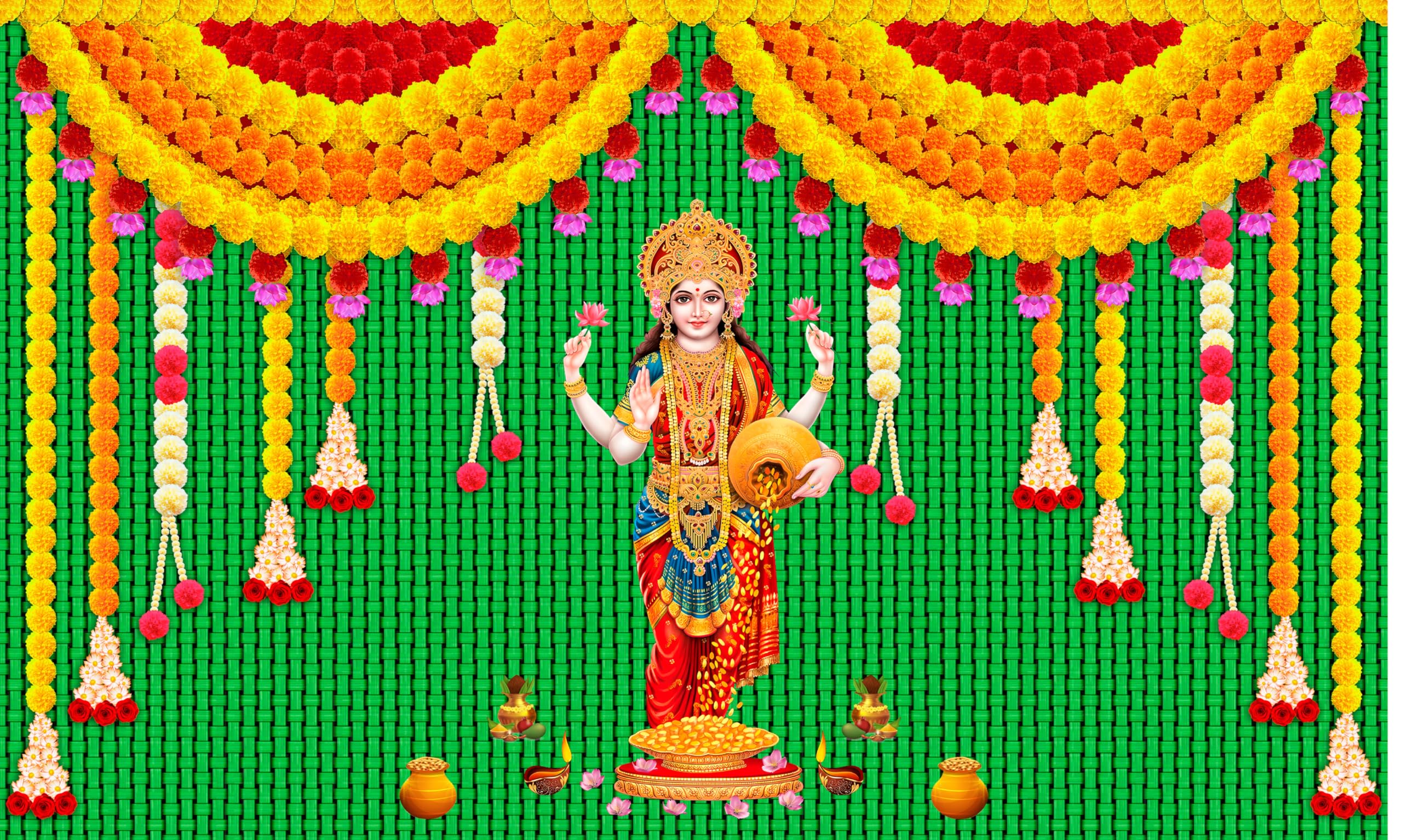 Sukalpa Wedding Backdrop Cloth for All Festivals,House Hold Functions ...