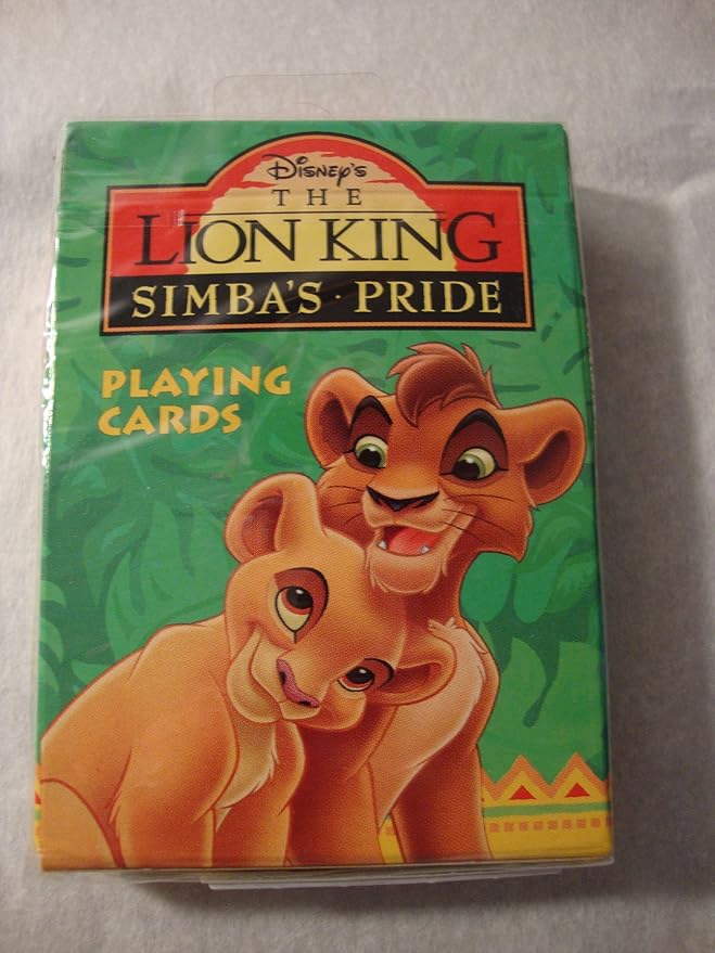 Amazon.com: Playing Cards: Disney's LION KING Simba's Pride ~ Deck Size ...