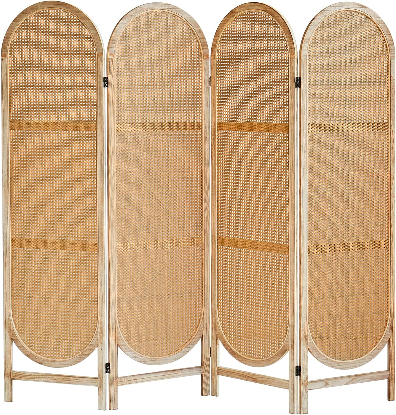 Amazon.com: Deco 79 Wood Floral Handmade Partition Room Divider Screen ...