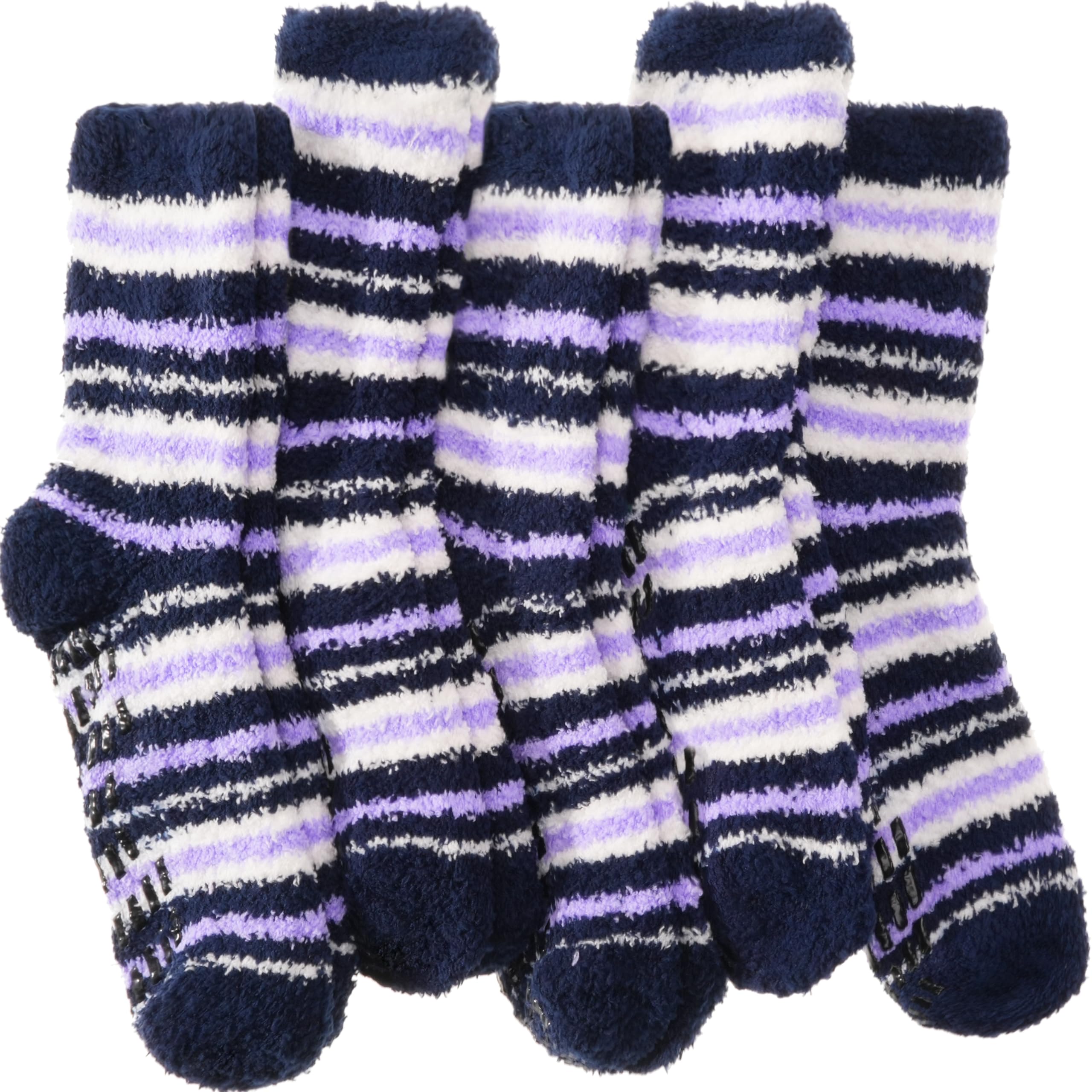 Anlisim Womens Fuzzy Socks Cozy Fluffy Winter Cabin Slipper Warm Fleece ...