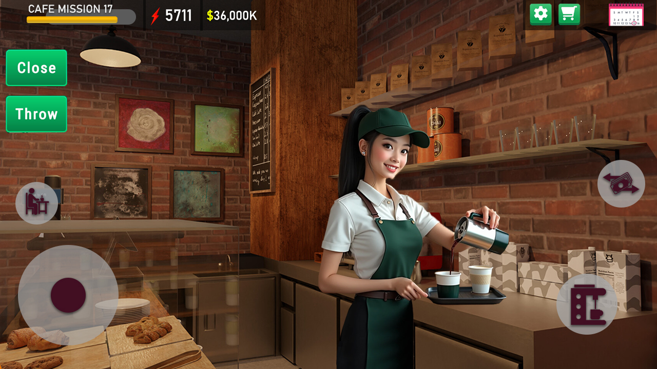 Realistic Coffee Shop Mobile Game Simulator 3D: Coffee Shop Foods and ...