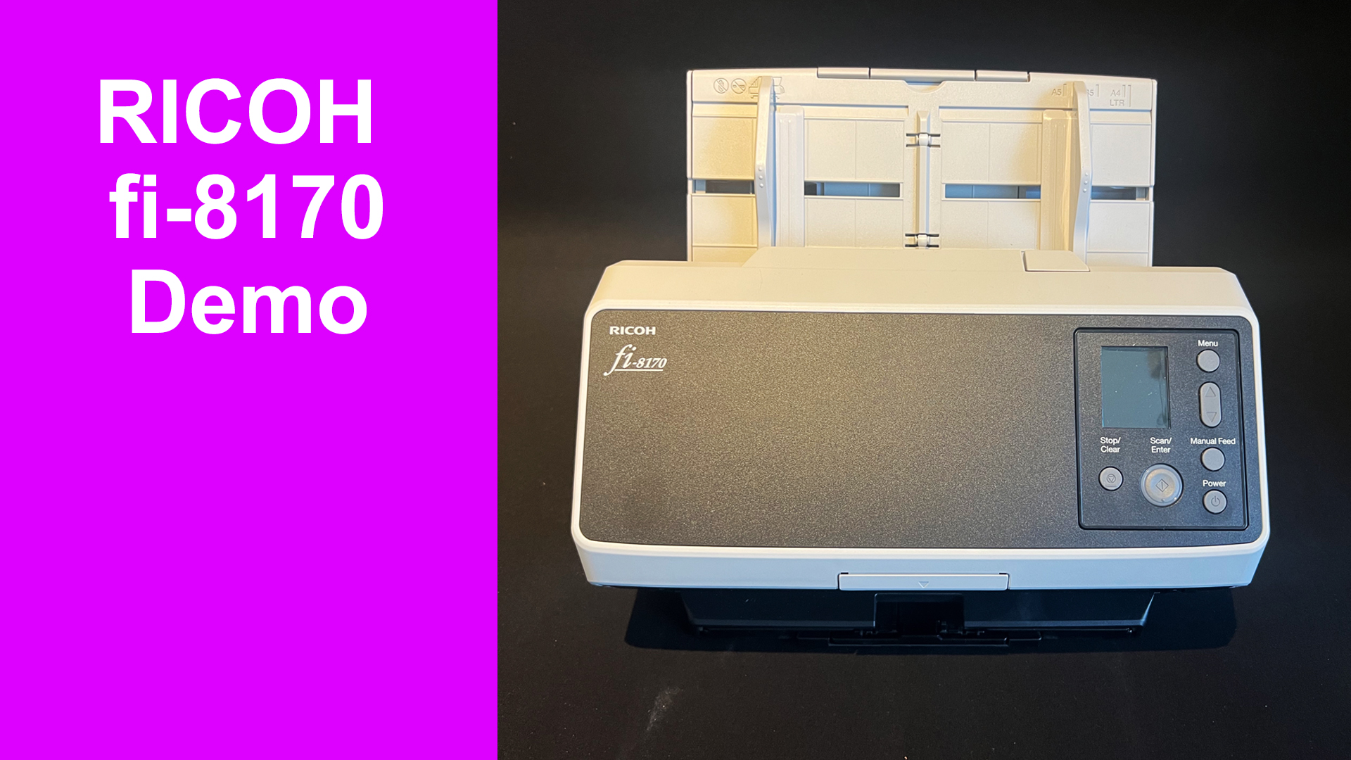 Watch RICOH fi-8170 Scanner | Live Demo on Amazon Live