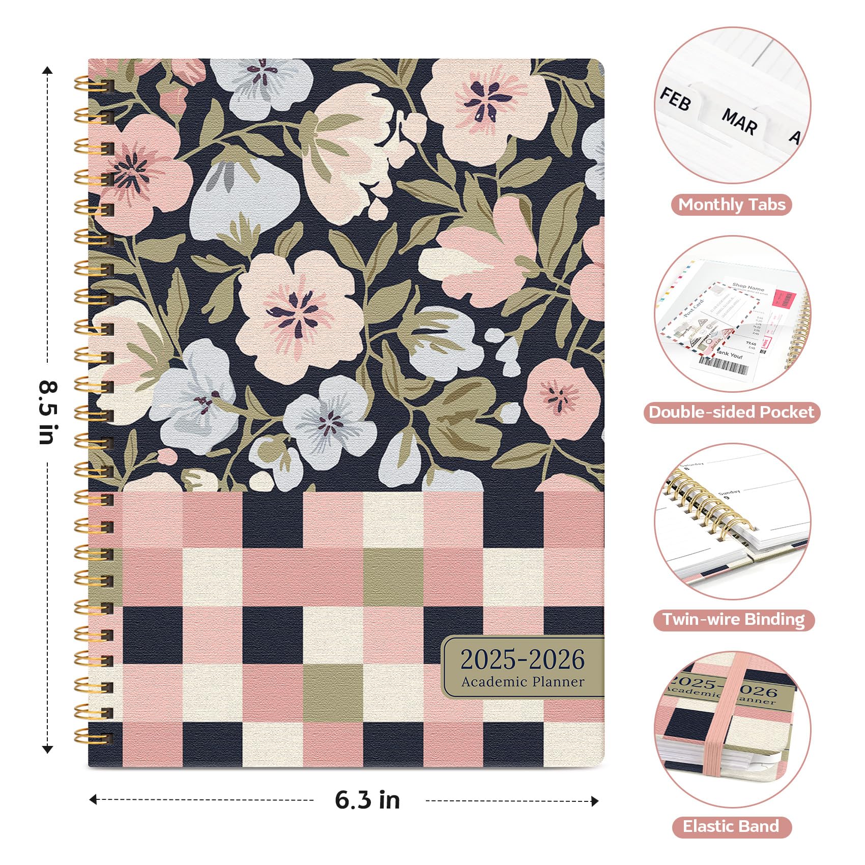 Snapklik.com : Planner 2025-2026, Academic Year Weekly And Monthly ...