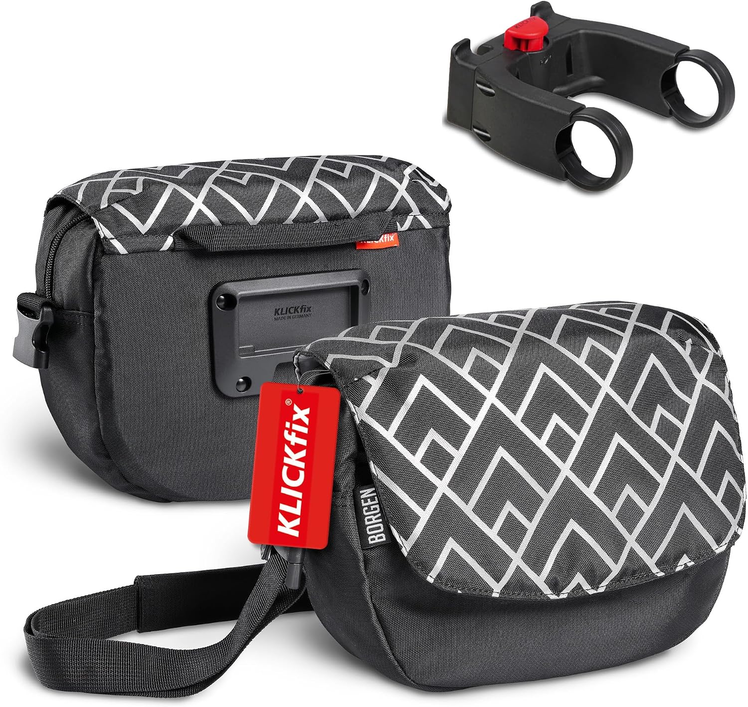 Borgen KLICKfix Lenkertasche Fahrrad - 5l Wasserabweisende und ...