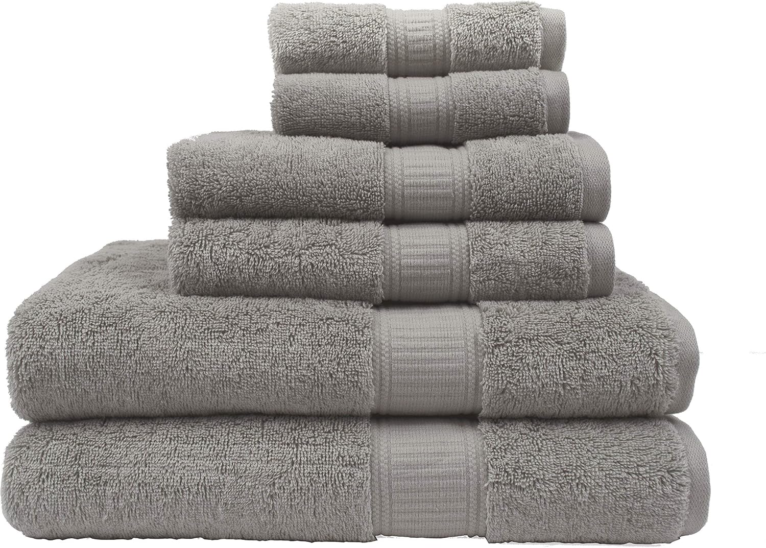 Amazon.com: LOFT by Loftex Evolution Towel Set, 6-Pc, Mirage Grey ...