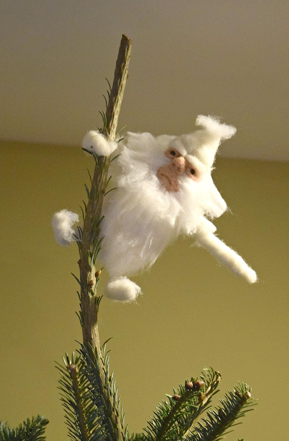 Amazon.com: Handmade Posable Needle Felted Grumpy Yeti or Abominable ...