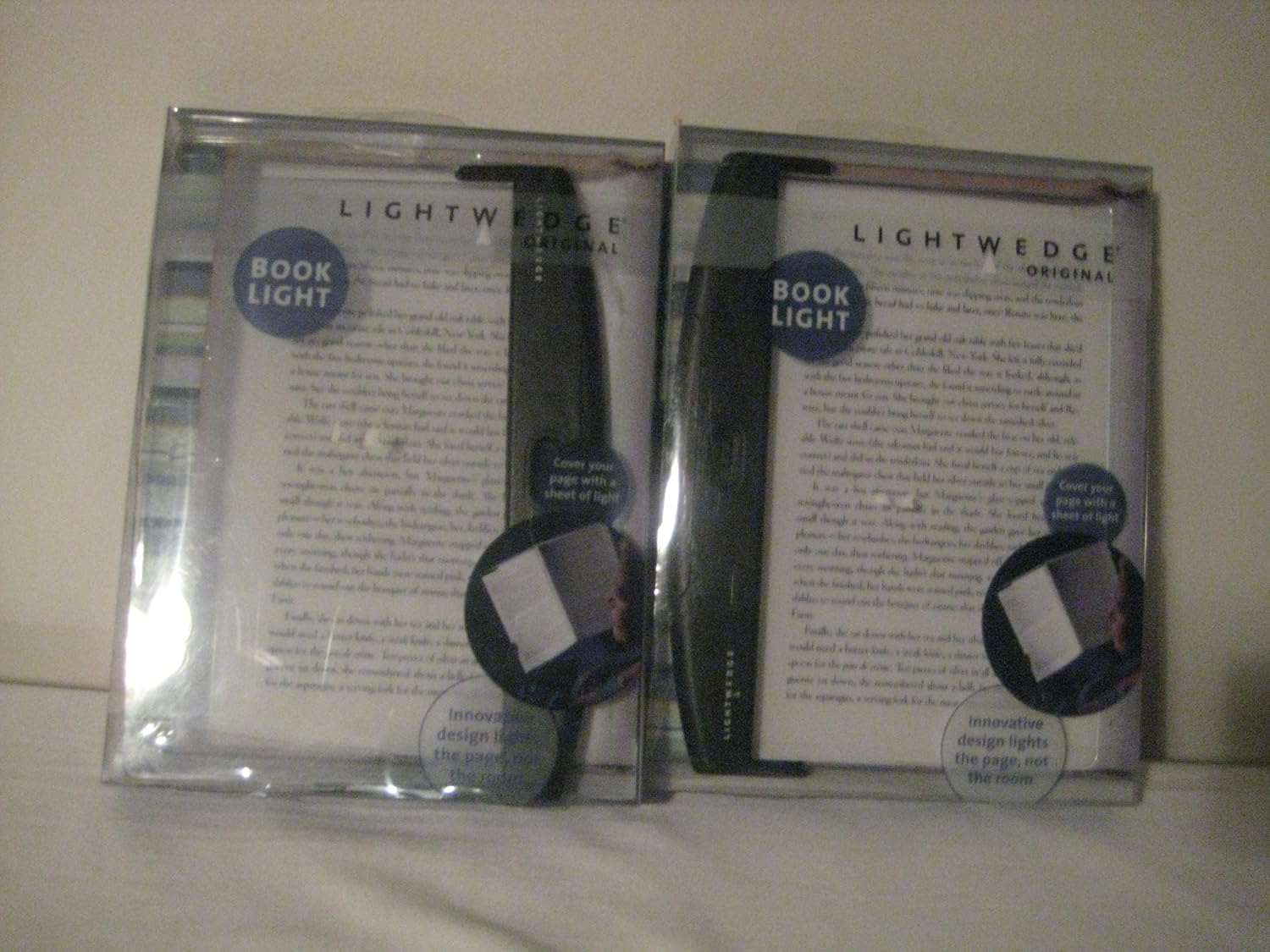 LightWedge Original LED Book Light, Black (2 Pack) - Amazon.com