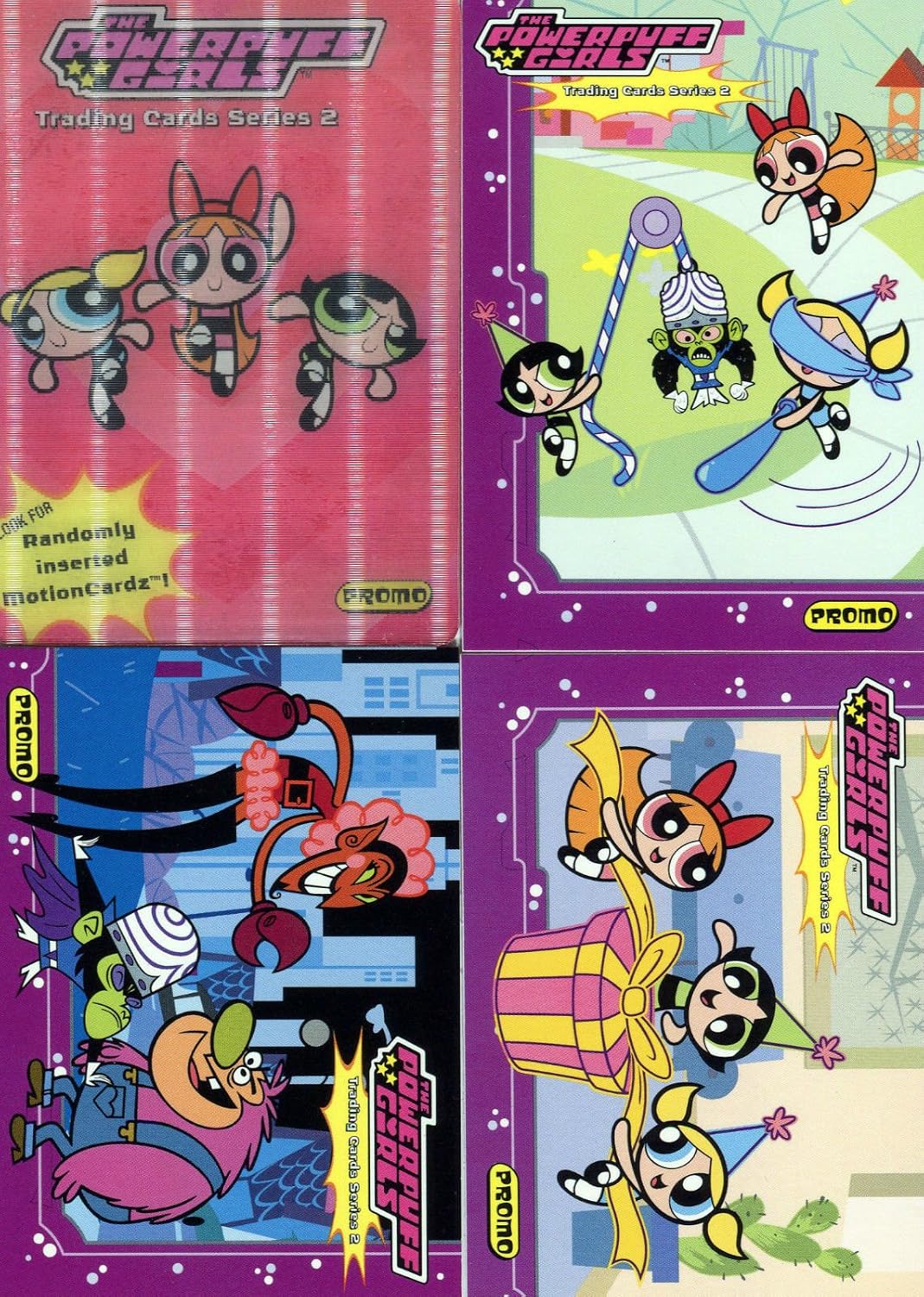 THE POWERPUFF GIRLS SERIES 2 2001 ARTBOX COMPLETE PROMO CARD SET #PPGS2 ...