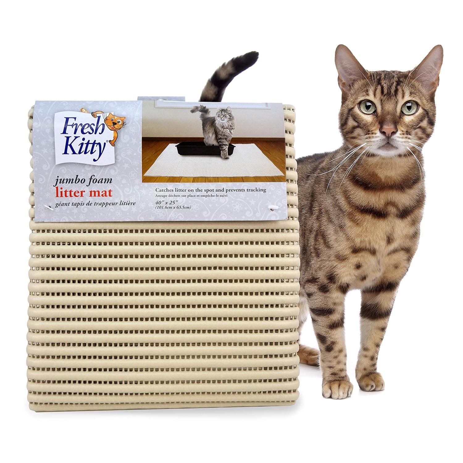 Buy Fresh Kitty Royal Pet Foam Litter Mat 40"X 25" Online at Low Prices ...
