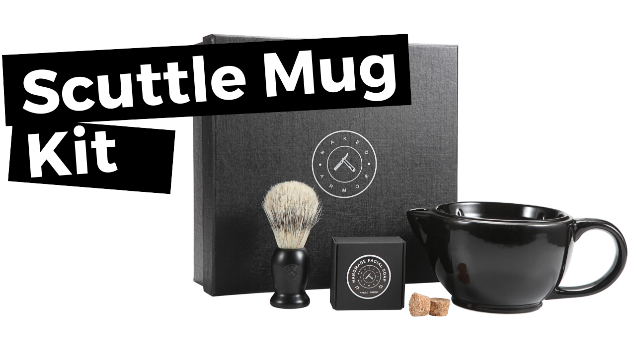Watch Savanna Shaving Scuttle Mug Kit - Men's Shaving Bowl Set, Brush ...