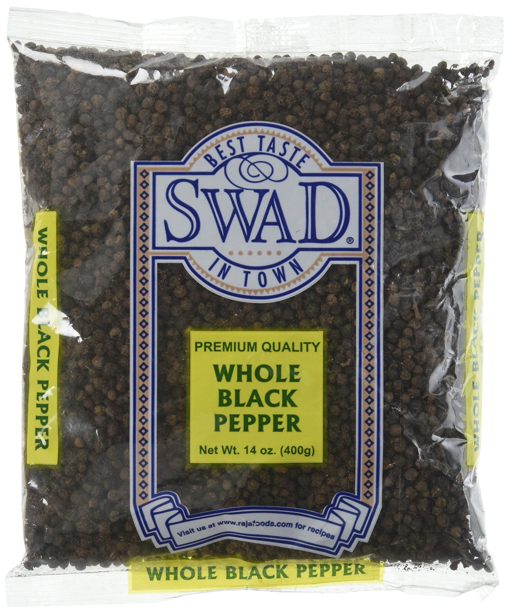 Amazon.com : Great Bazaar Swad Whole Black Pepper, 14 Ounce : Grocery ...
