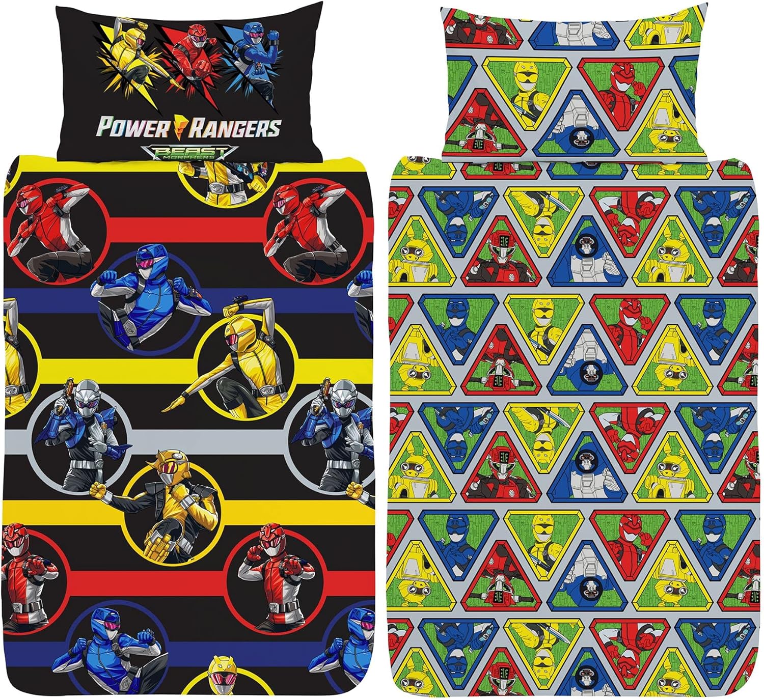 Power Rangers Single Duvet Cover | Beast Morphers Design | Officially ...