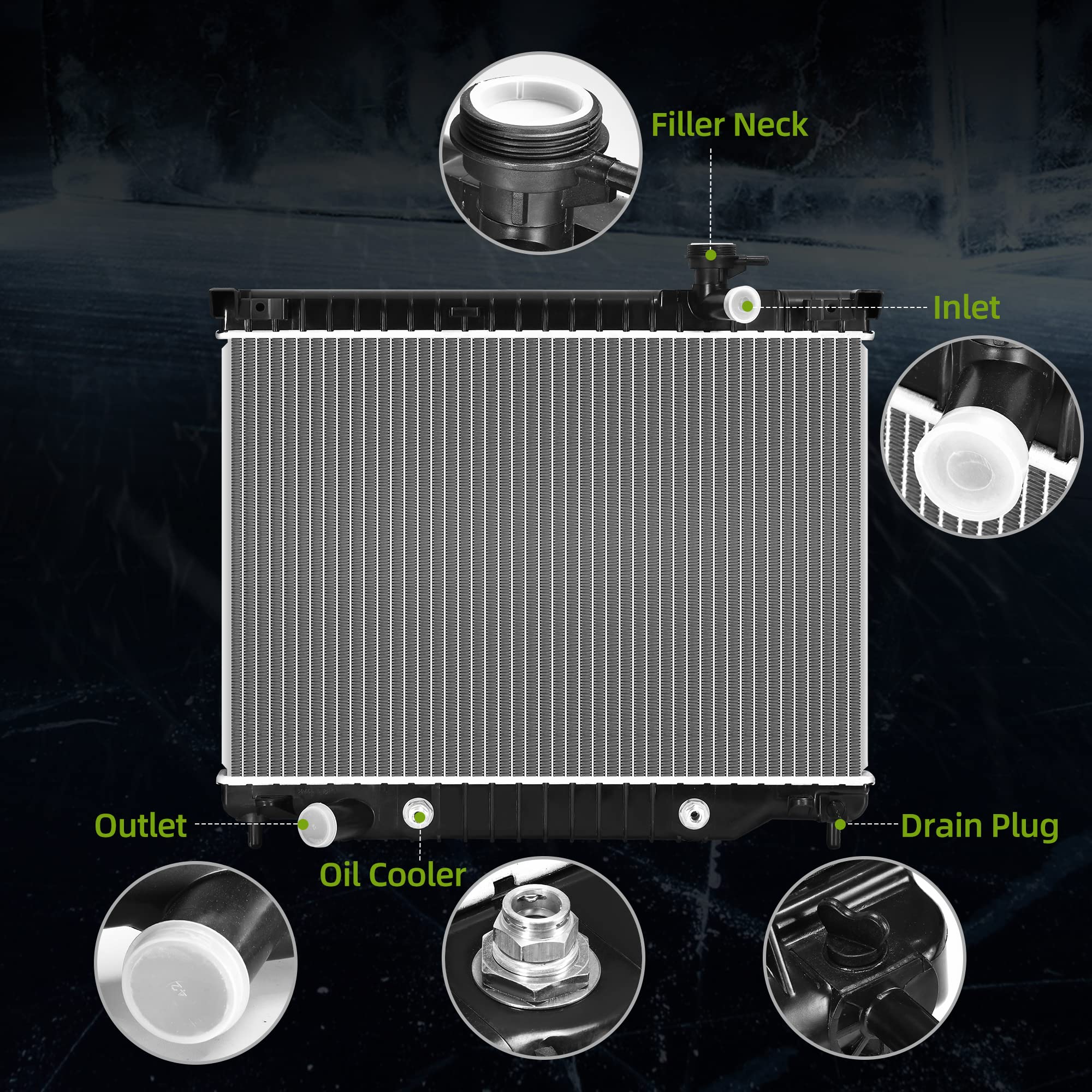 2002 Chevy Trailblazer Radiator