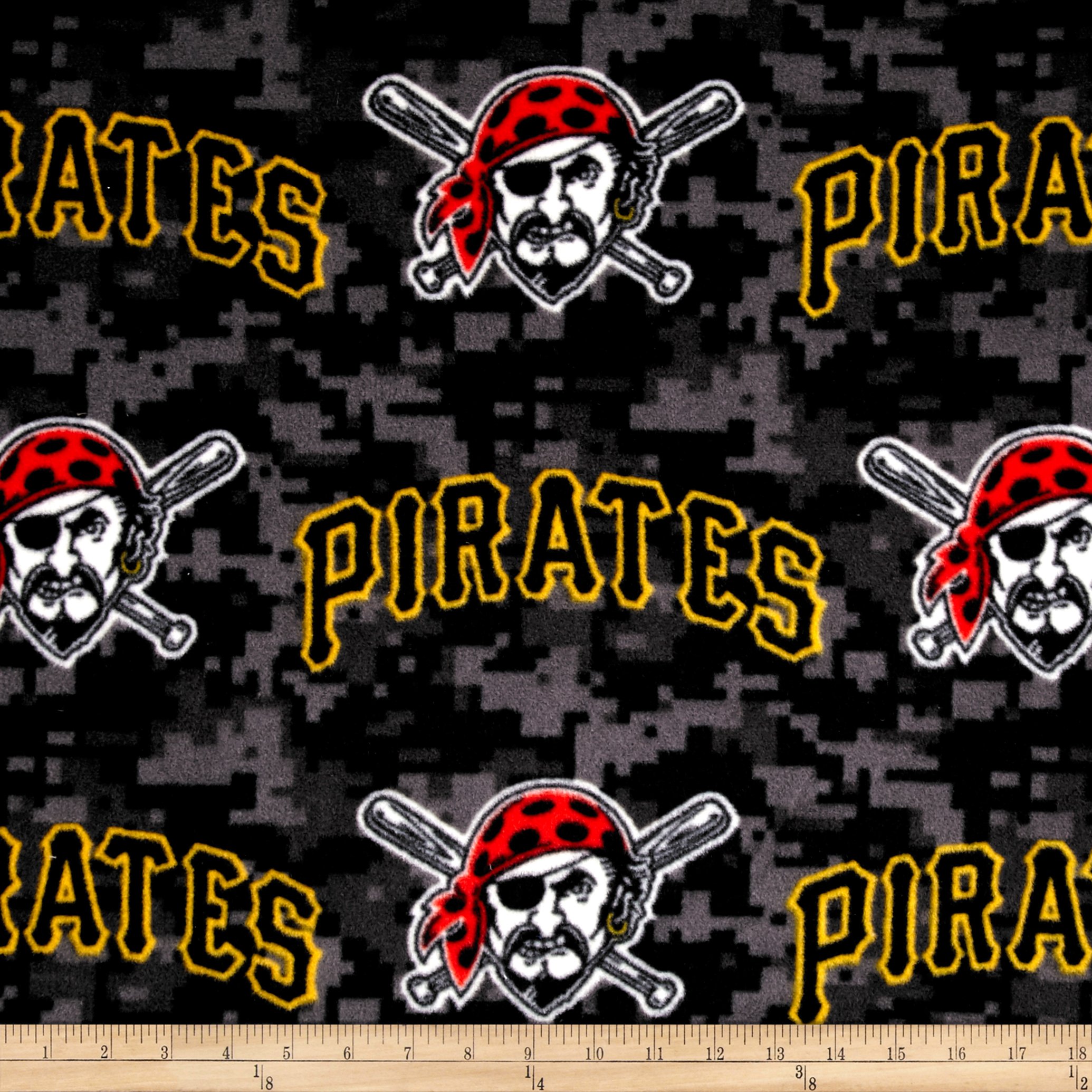 Amazon.com: Pittsburgh Pirates Fleece Fabric by The Yard