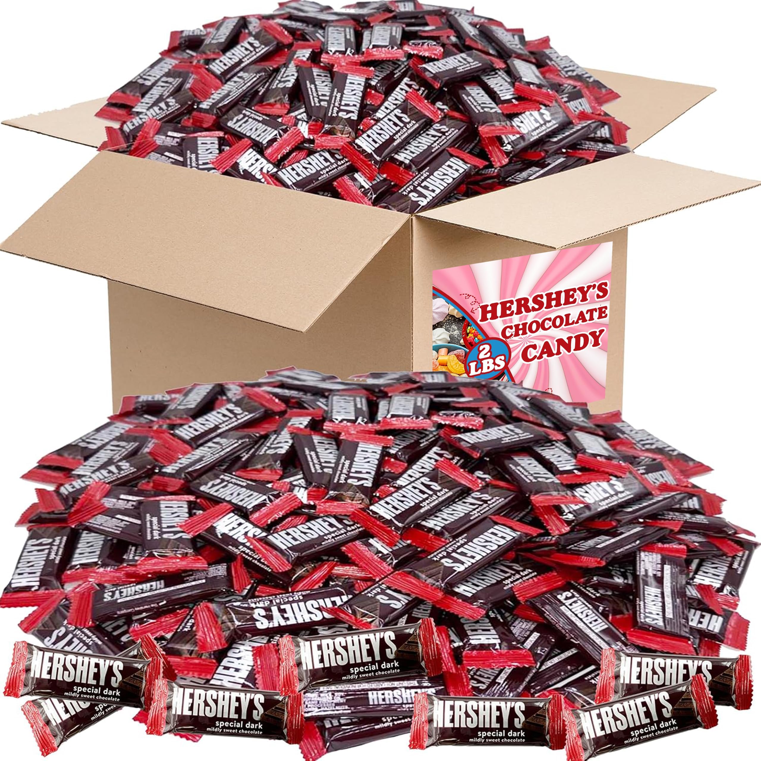 Amazon.com : Hershys Special Dark Mildly Sweet Chocolate - 5 Pounds ...