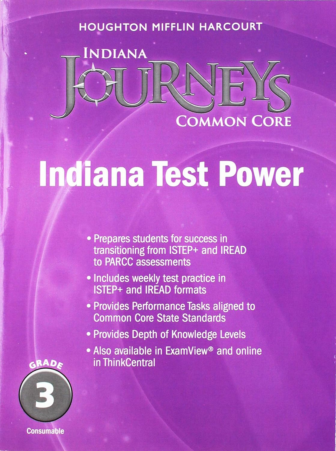 Test Prep Student Edition Grade 3 (Houghton Mifflin Harcourt Journeys ...