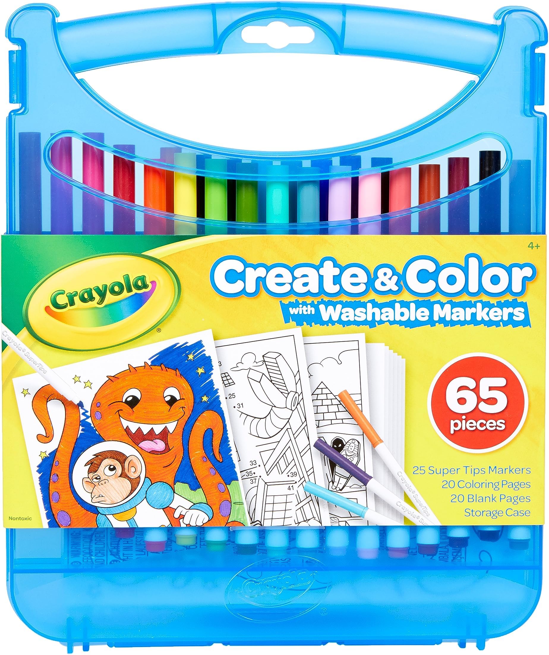 Amazon.com: Crayola Inspiration Art Case Coloring Set - Rainbow (140ct ...