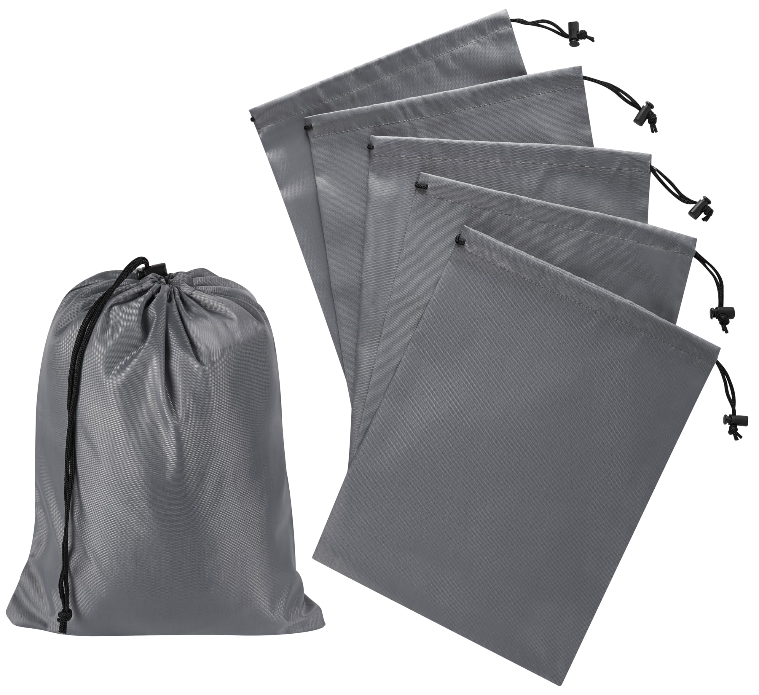 Amazon.com: Drawstring Bag with Toggle - Nylon Cinch and Ditty Pouch ...