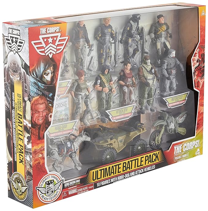 Buy The Corps Special Forces Action Figures and Vehicle Deluxe Playset ...