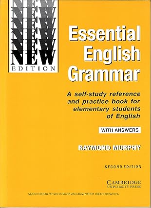 Essential English Grammar with Answers, 2nd Edition : Raymond Murphy: Amazon.in: Books