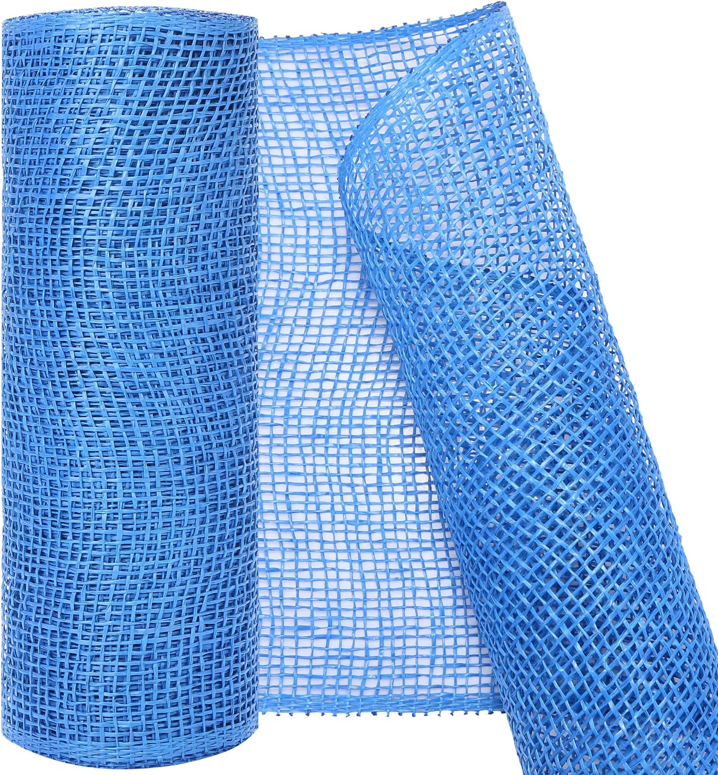 Amazon.com: 10" Poly Mesh Rolls Deluxe Wide Foil Turquoise Blue Solid ...