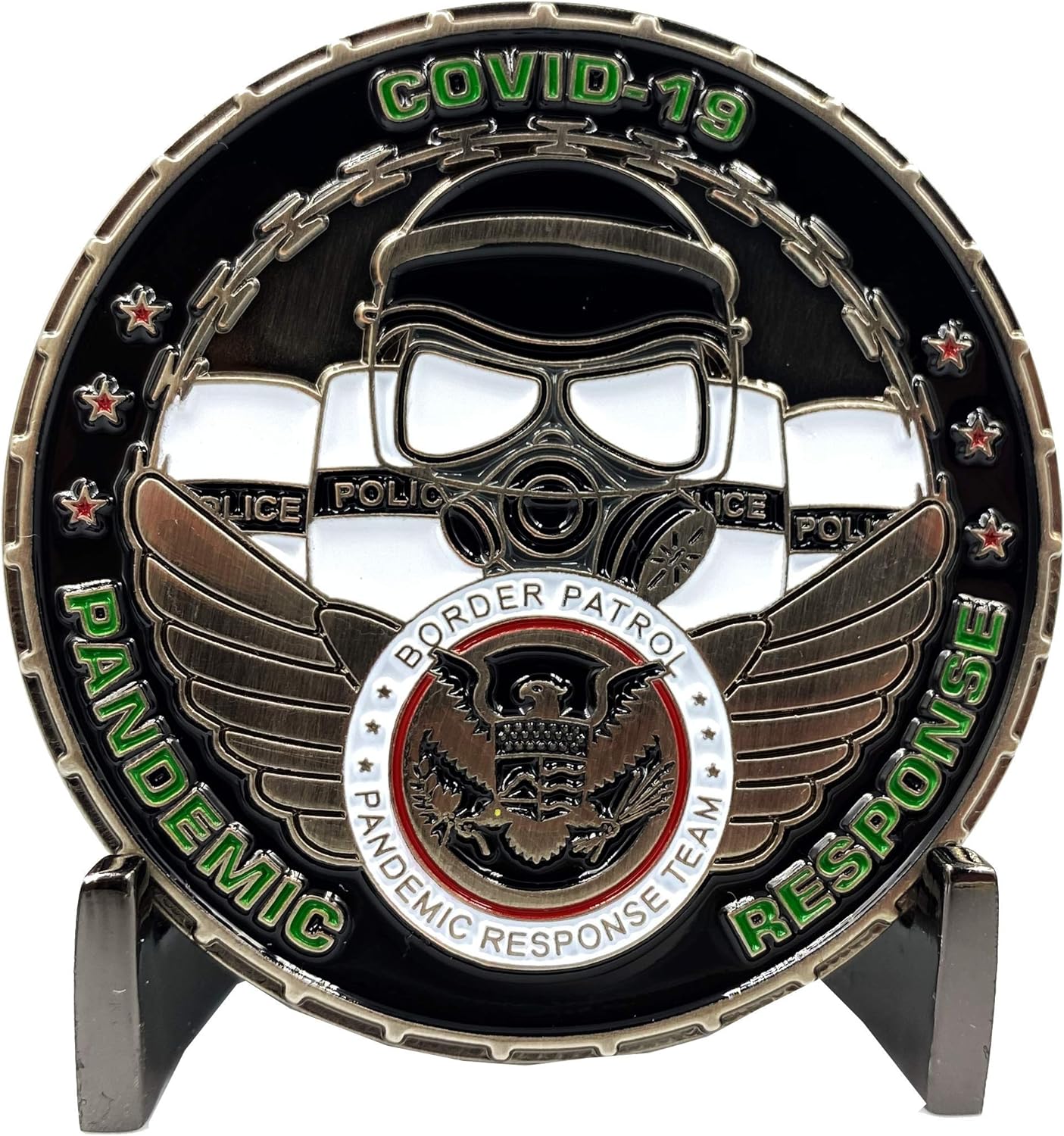 Amazon.com: CL4-15 Border Patrol Response Team Thin Green Line Police ...