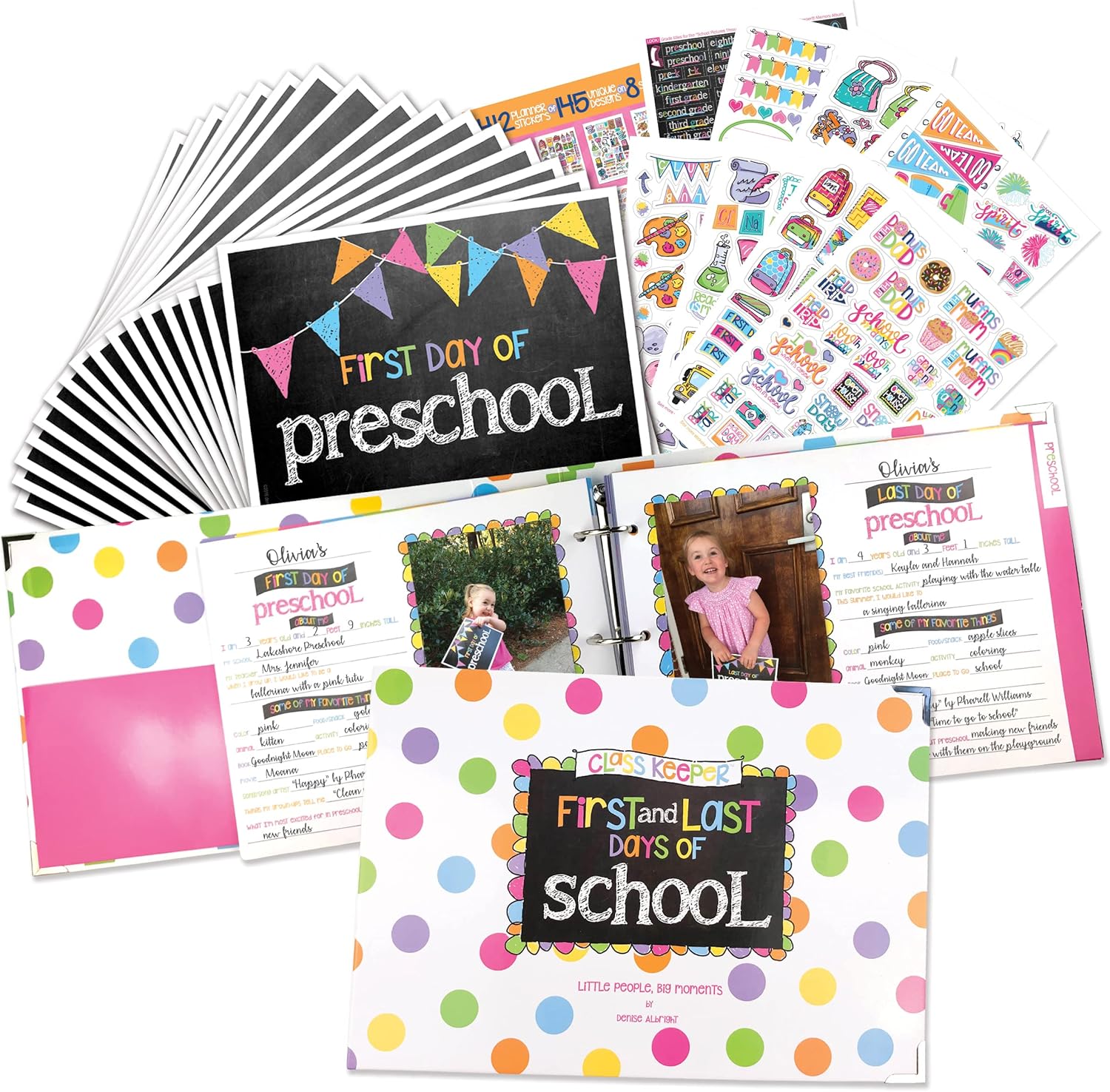 Amazon.com: Class Keeper School Keepsake Kit, Pastel Dots Class Keeper ...