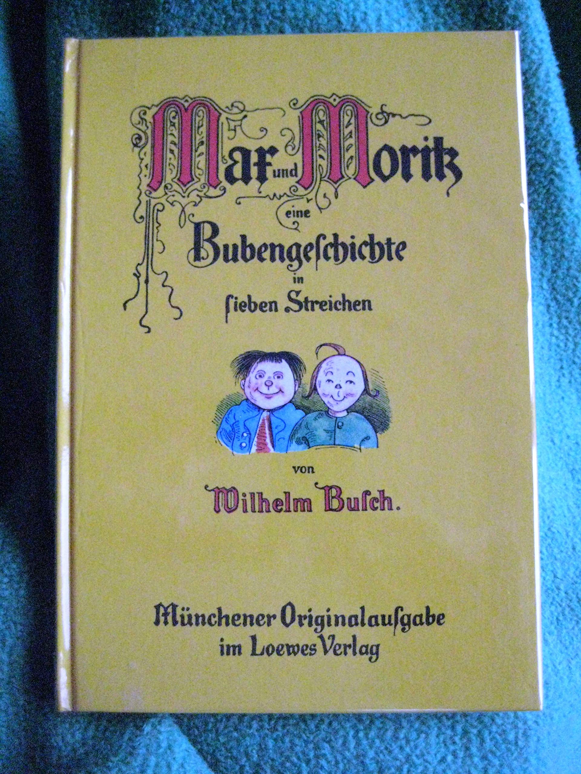 Amazon.com: Max und Moritz eine Bubengeschichte in sieben Streichen ...