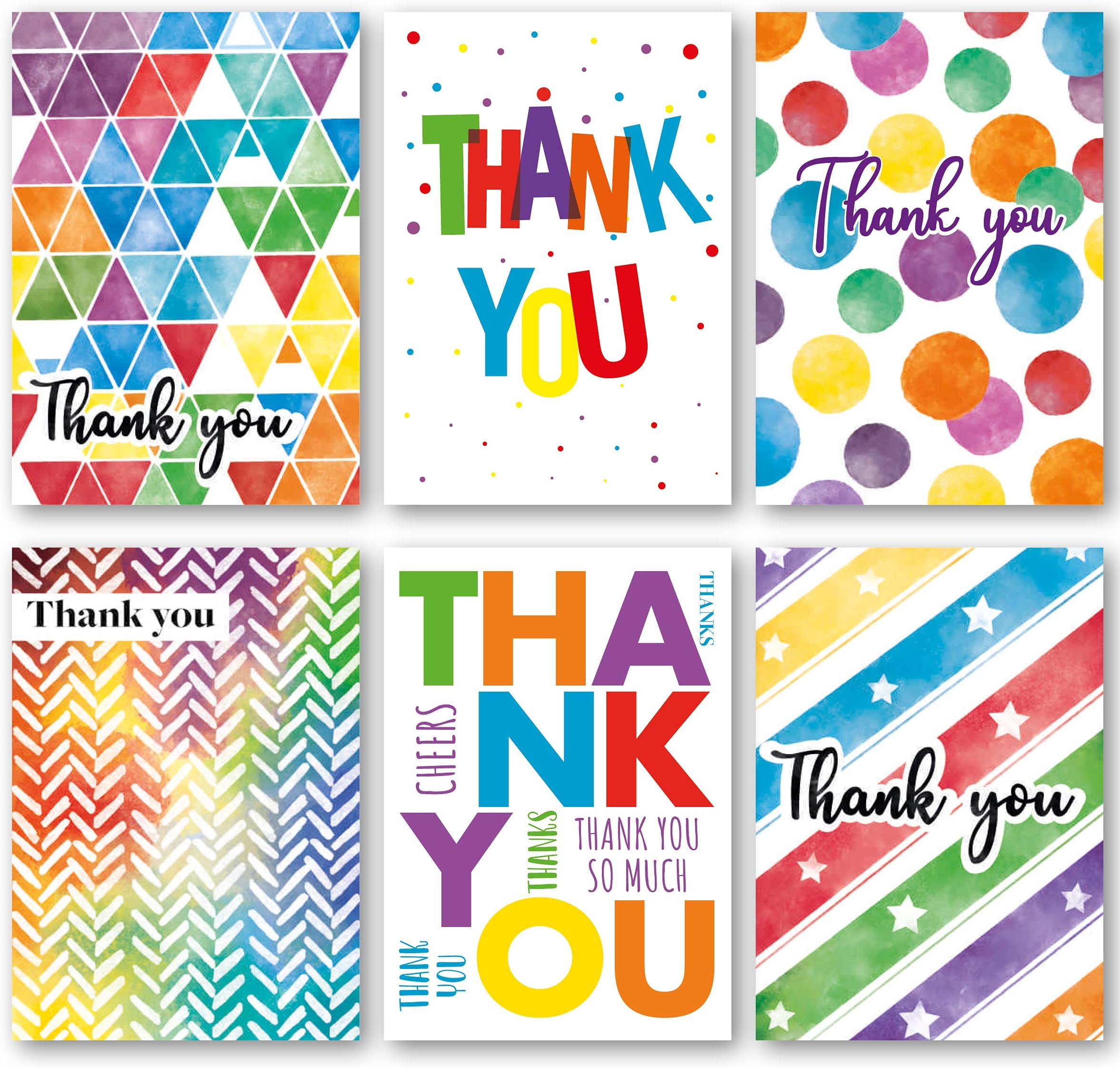 36 Thank You Cards Made from Recycled Paper with Envelopes : Amazon.co ...