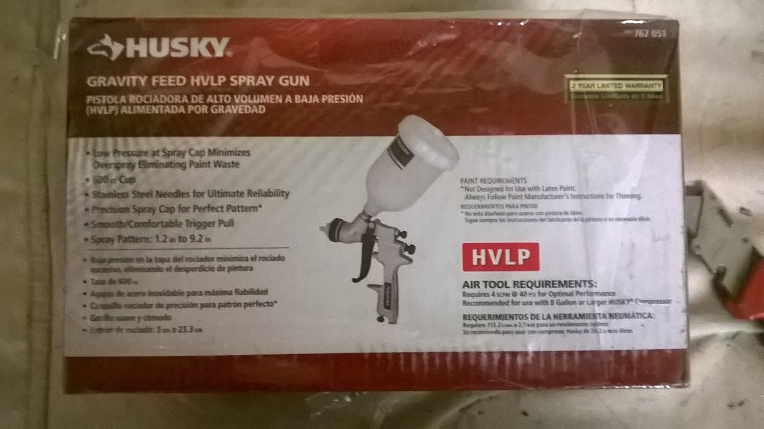 Husky Gravity Feed HVLP Spray Gun - Hvlp Sprayers - Amazon.com