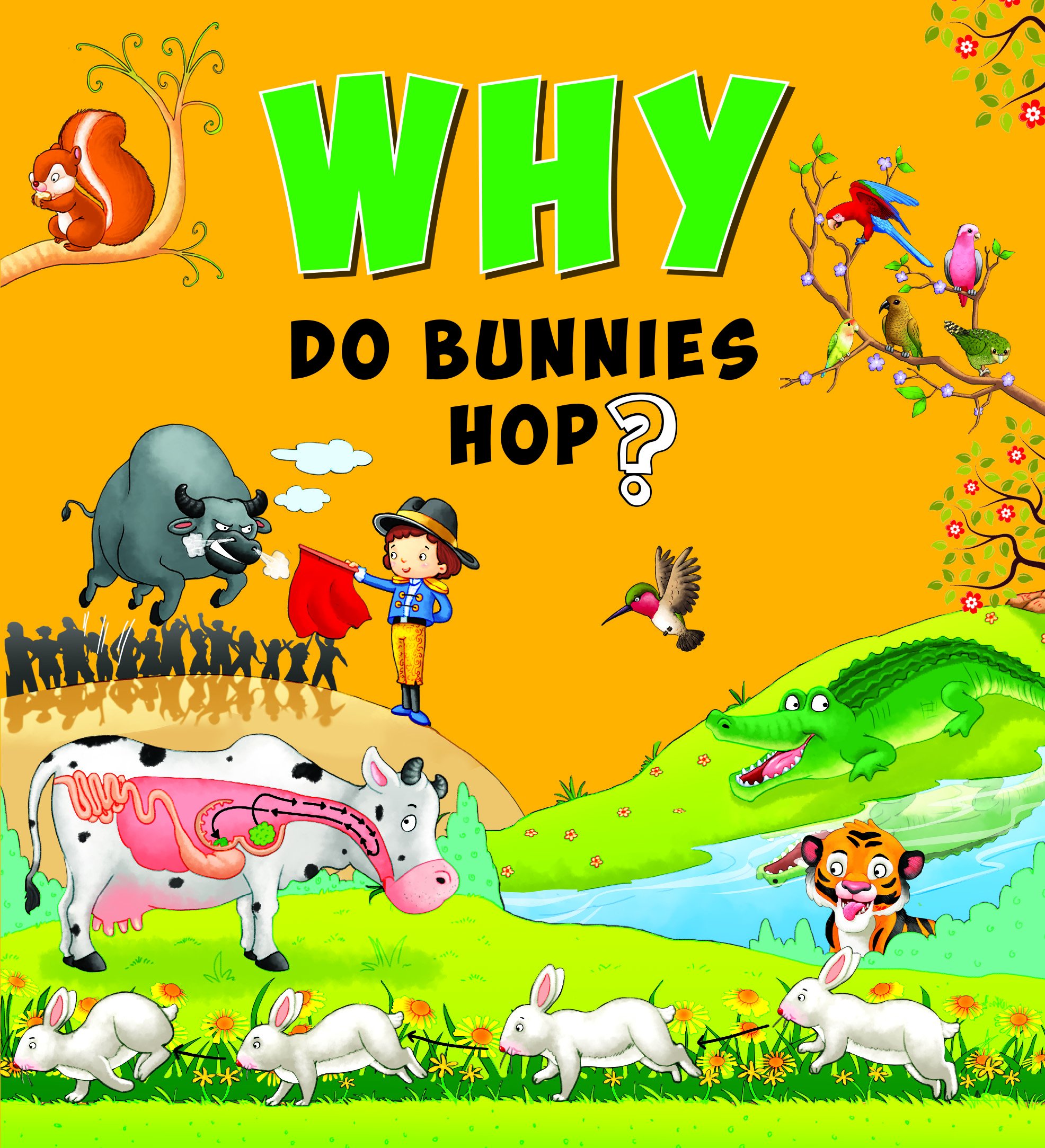 Buy SQUARE BOOK: WHY DO BUNNIES HOP Book Online at Low Prices in India ...