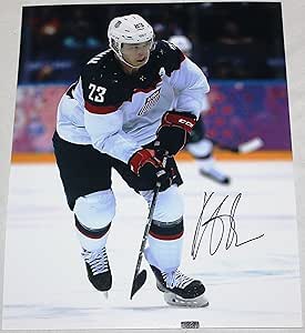 Dustin Brown Signed 11x14 Picture Team USA Hockey Autograph COA at ...