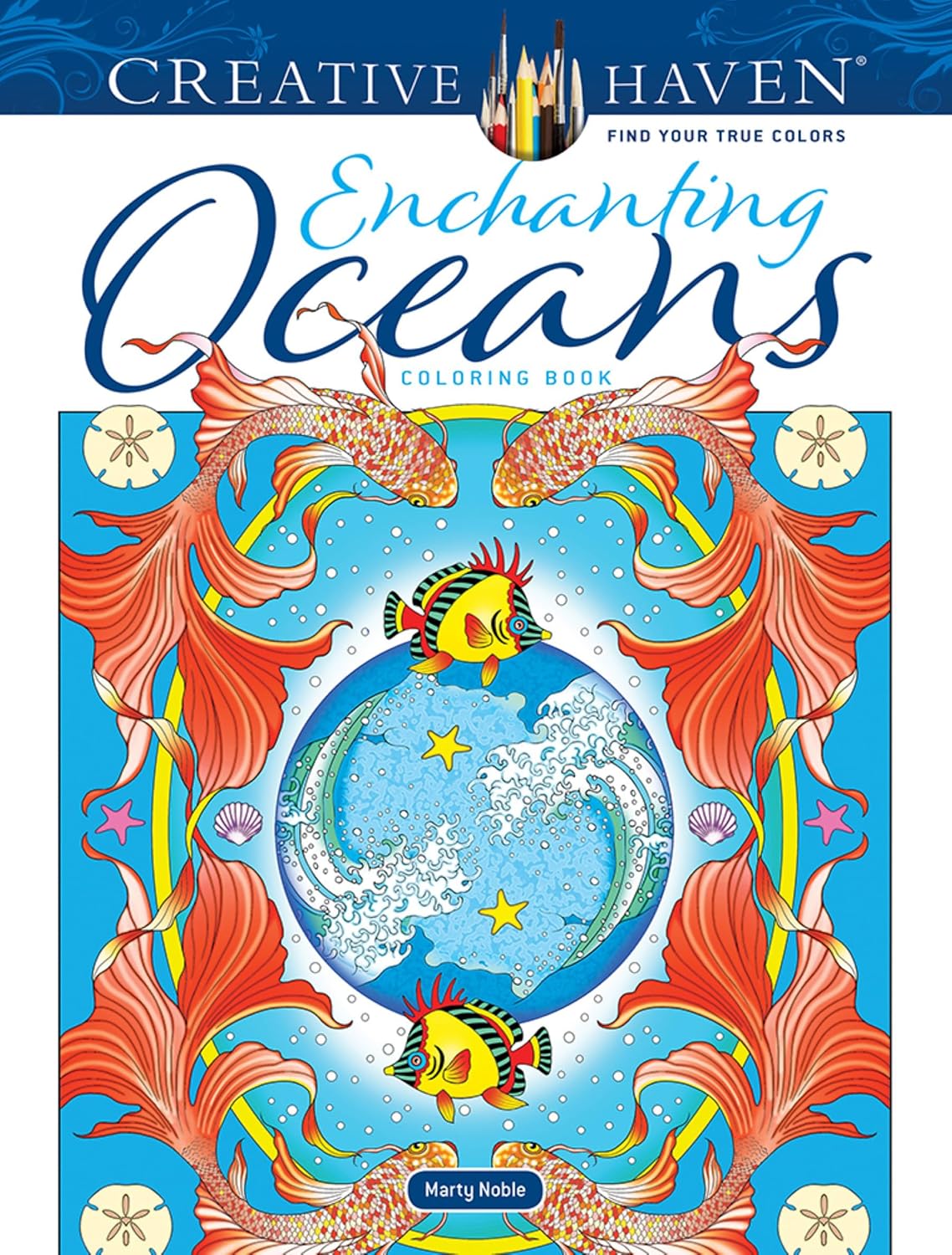Amazon.com: Creative Haven Enchanting Oceans Coloring Book (Adult ...