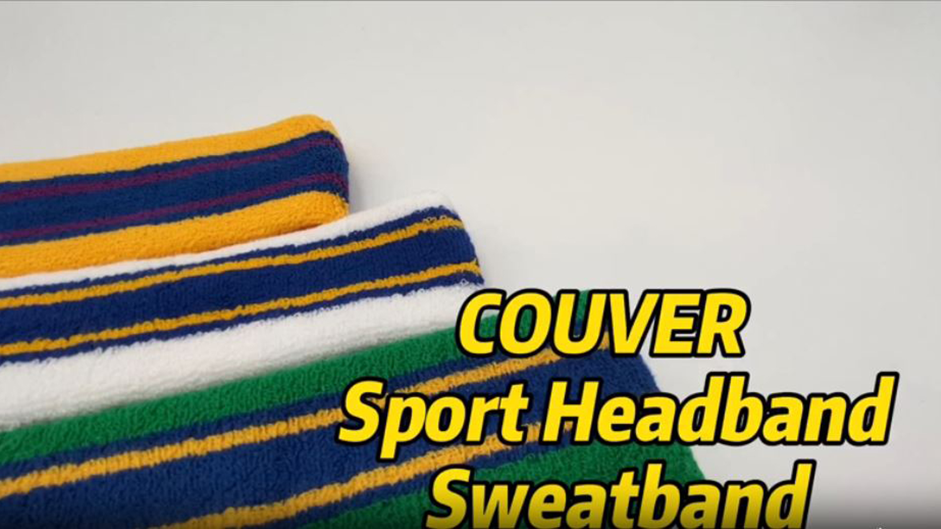 Watch COUVER HB777 Long Thick Sport Headband for Large Head on Amazon Live
