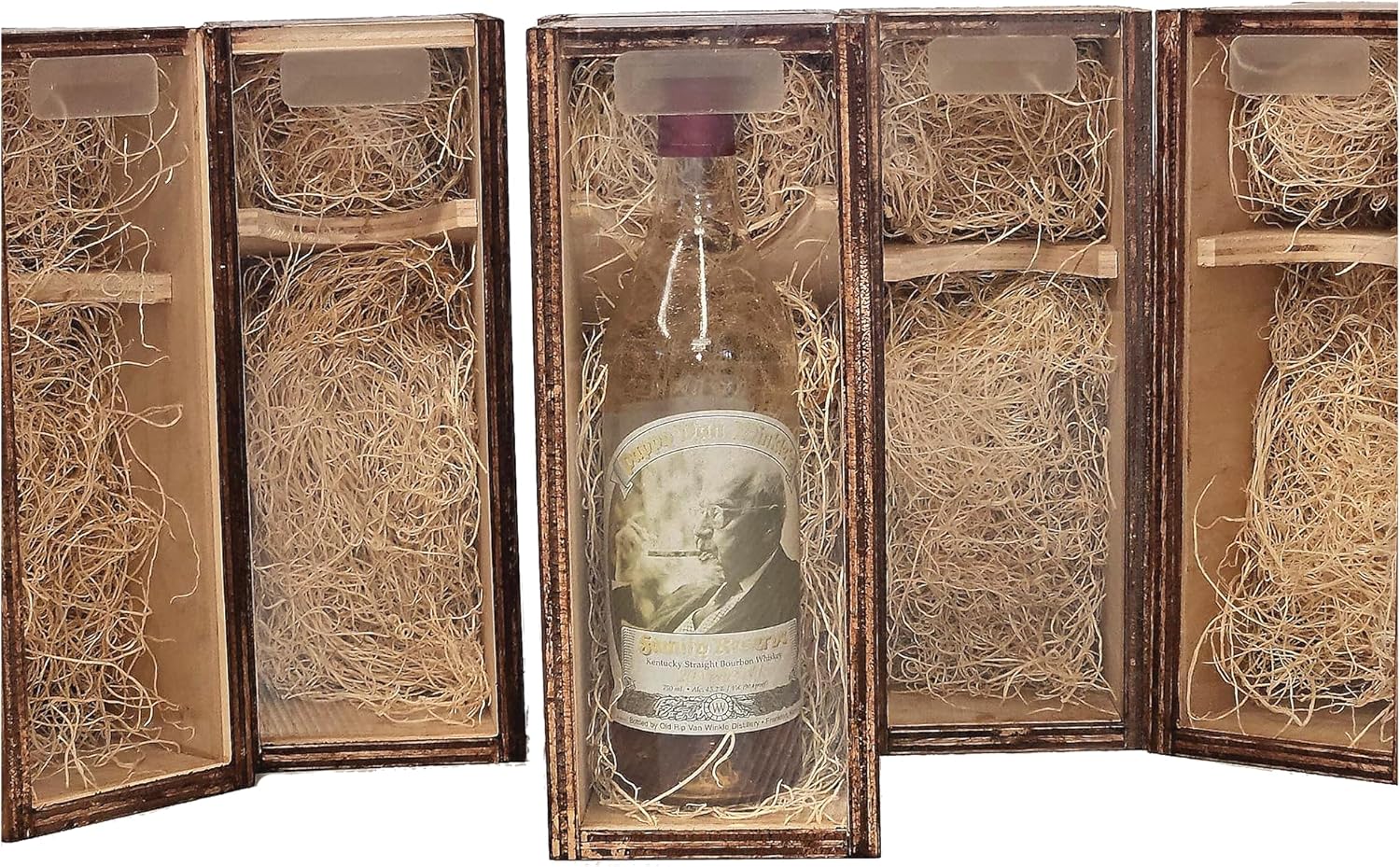 Amazon.com: Shop210Craftworks Single Bottle Wine or Whiskey Crate with ...