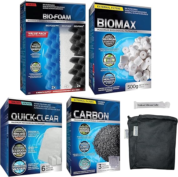 Amazon.com : Trident Nova Filter Media 306/307 Filter Media Canister ...