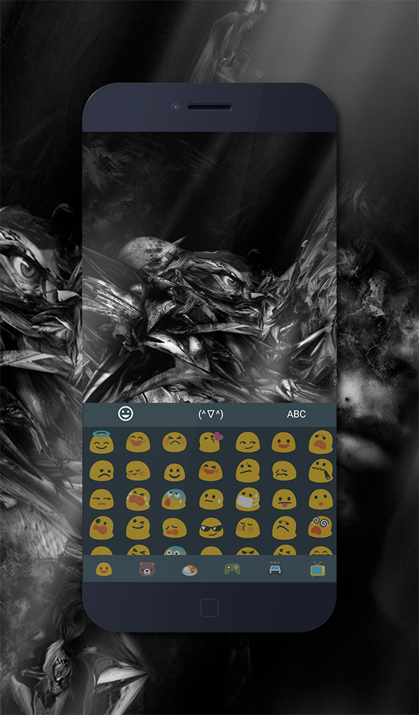 Moji Red Black Keyboard Theme - App on Amazon Appstore