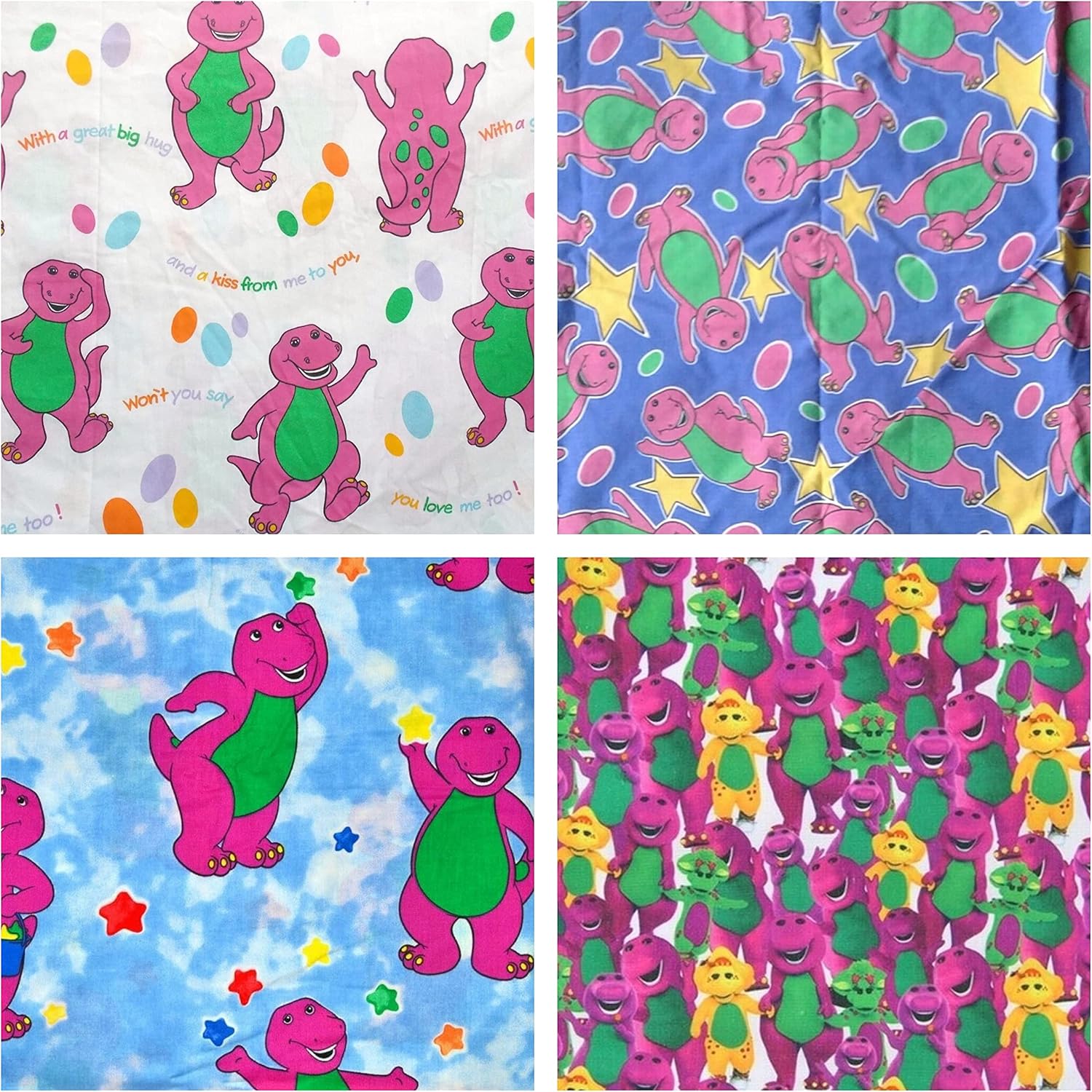 Amazon.com: Barney Printed Cotton Fabric by The Yard (1 Yard)