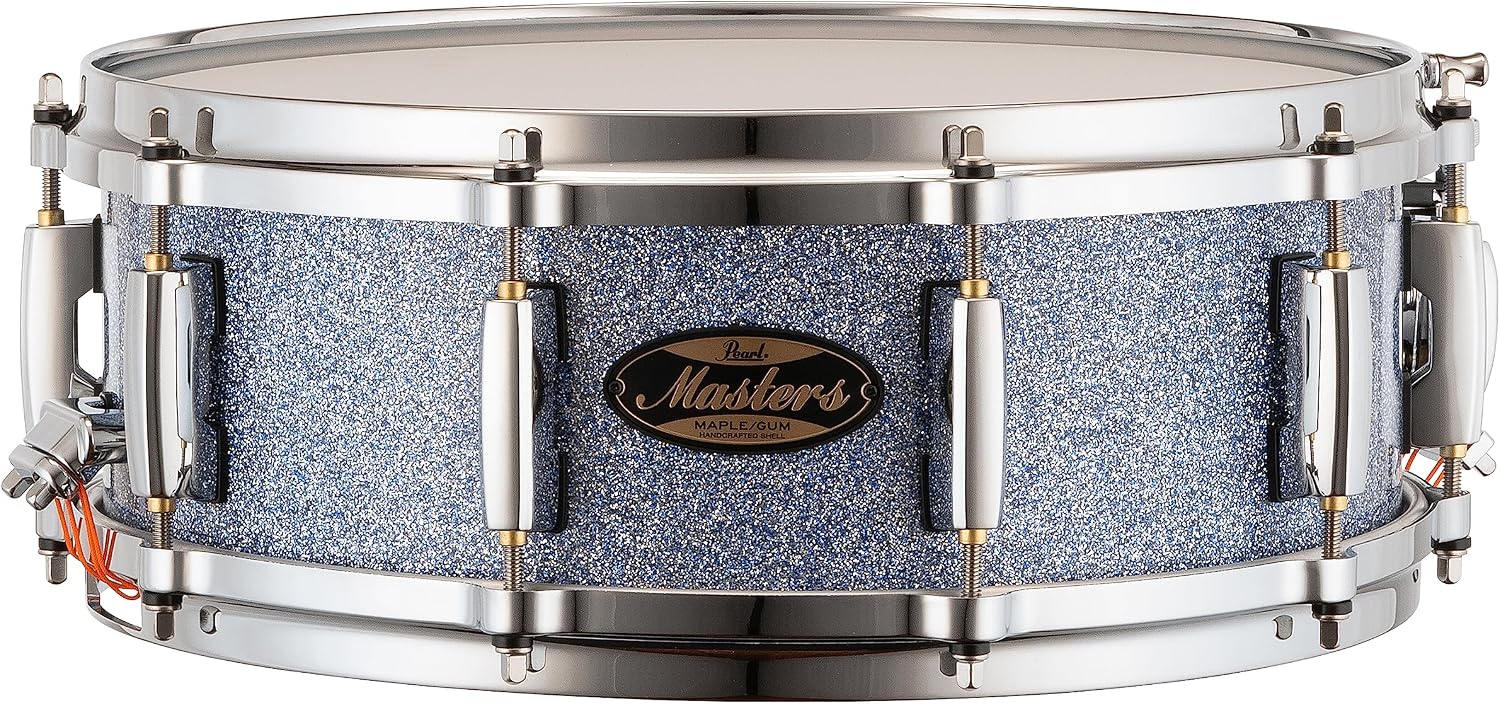 Amazon.com: Pearl Masters Maple Gum Snare Drum 14"x5" (MMGC1450S/C195 ...