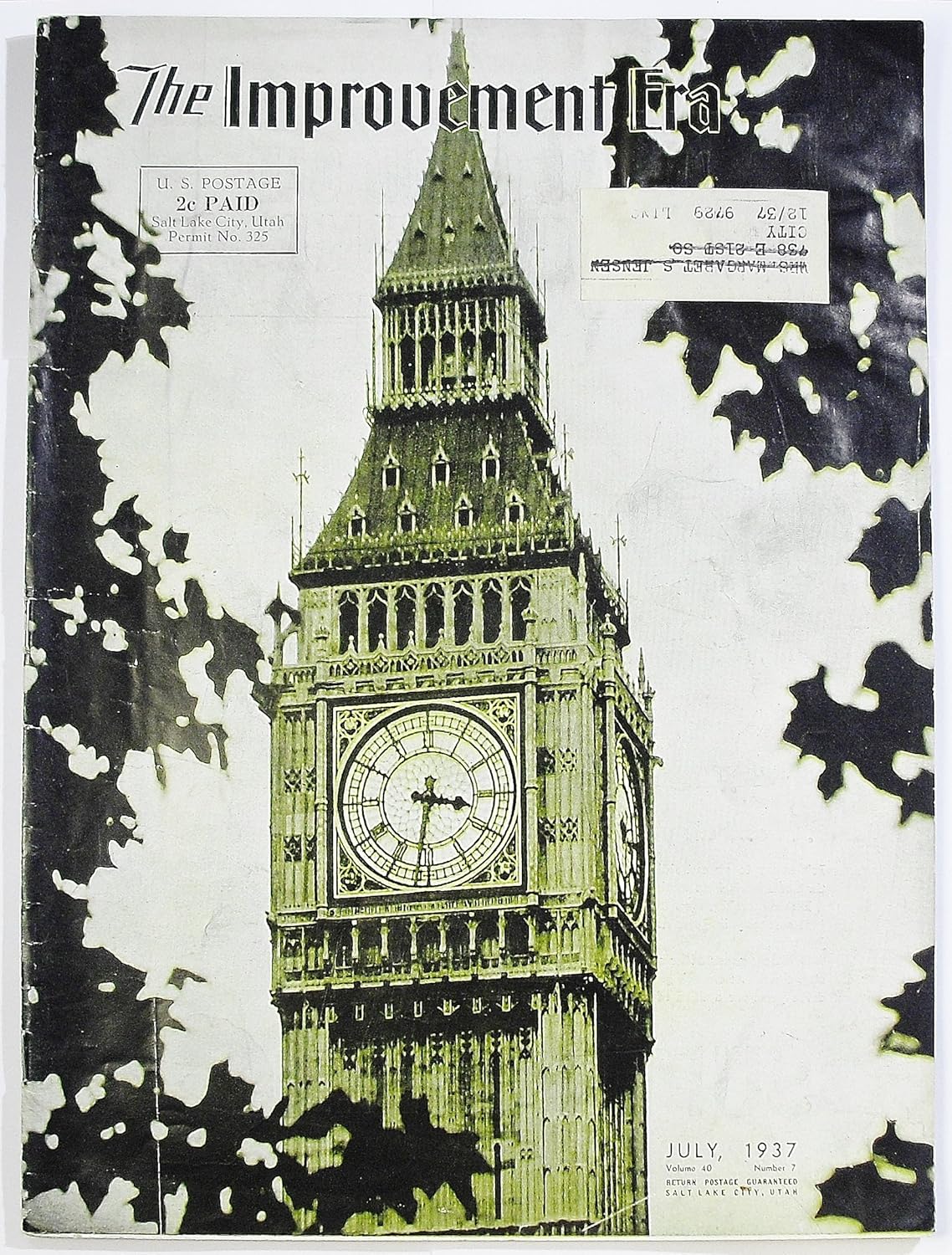 The Improvement Era (July 1937, Volume 40, Number 7): Richard J. Lyman ...