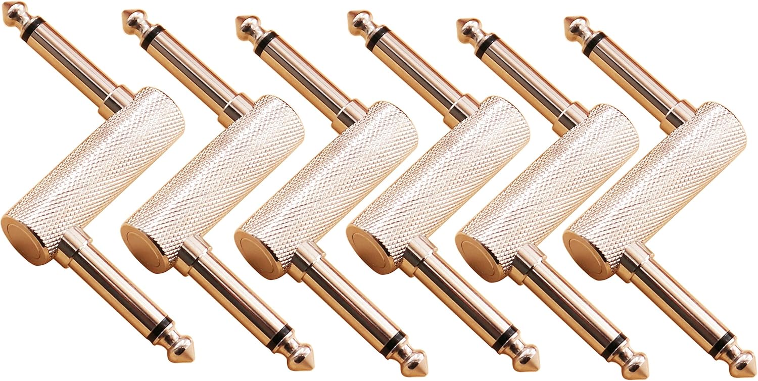 Antkeet Guitar Effect Pedal Connectors 1/4-inch Pedal to Pedal Coupler ...