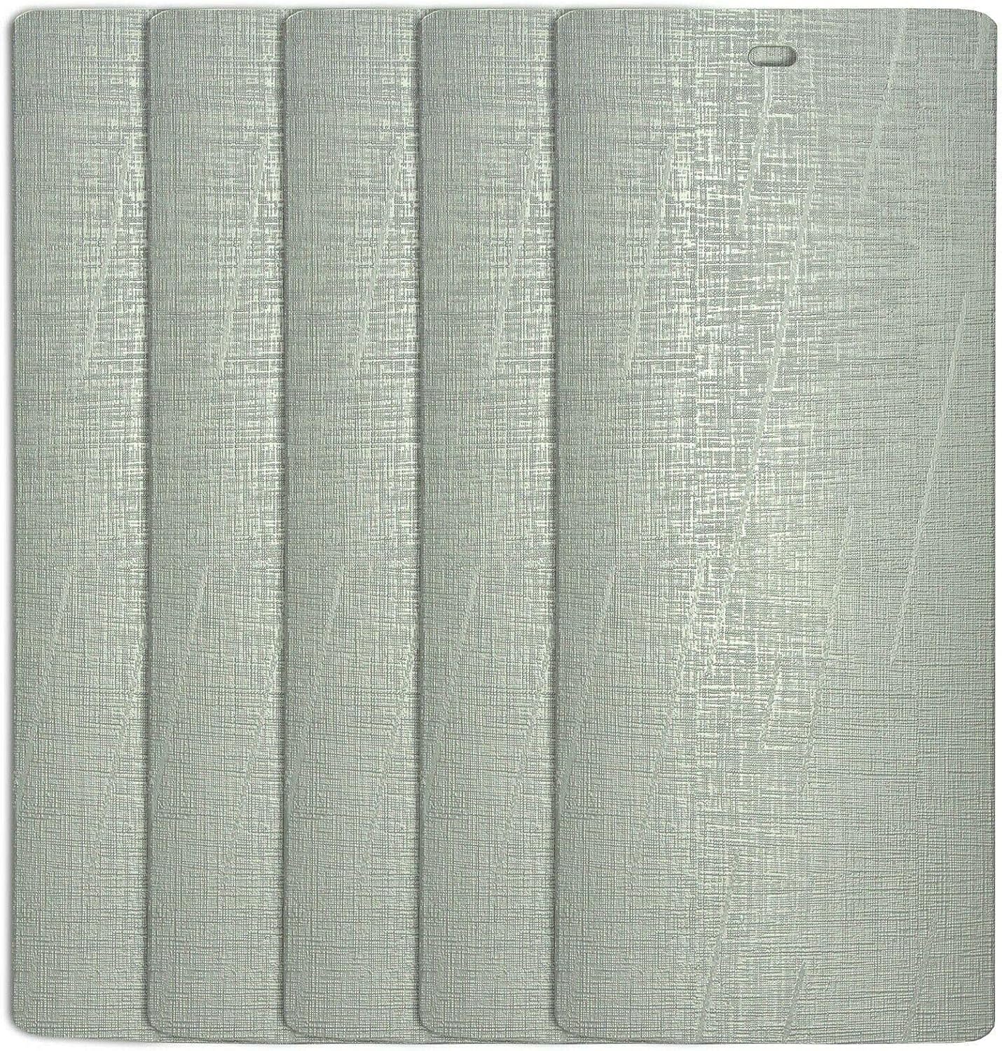 Amazon.com: AWED Vertical Window Blinds Premium Textured Set 5 Pack Qty ...