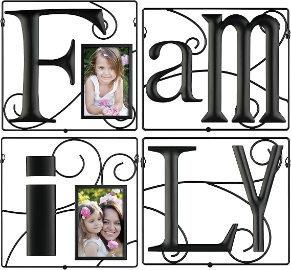 Amazon.com - Burnes of Boston 3252446 Family Wire Collage 4-Piece ...