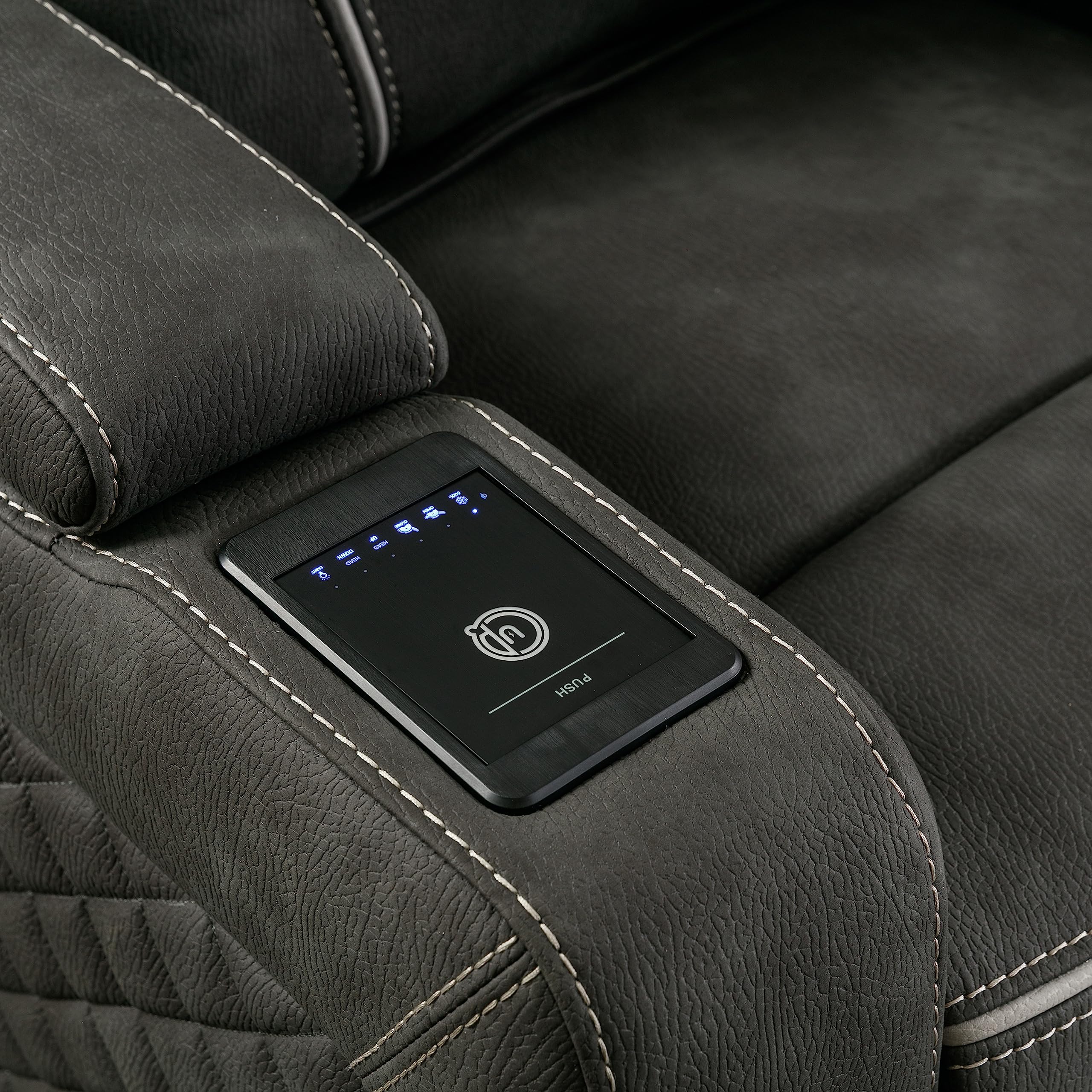 AC Pacific Jonathan Power Seat with Adjustable Headrests, LED Lights ...